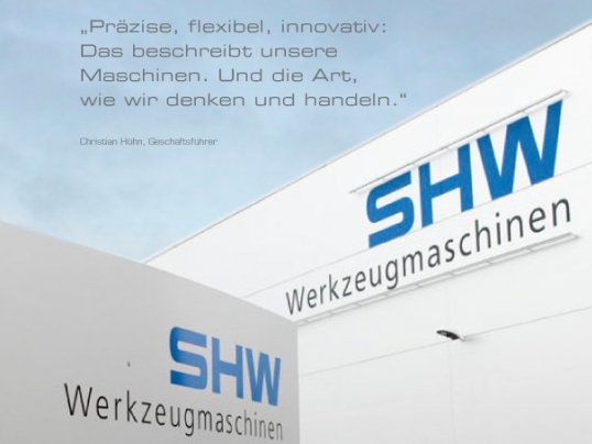 Neues Business Premium Mitglied ist die SHW Werkzeugmaschinen GmbH